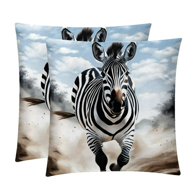 Zebra Decorative Pillows Covers with Unique Patterns for Bed, Home ...