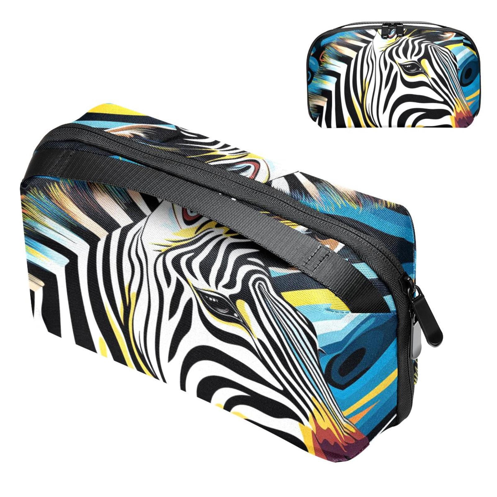 Zebra Digital Bag with Oxford Fabric, Waterproof, Charger Pouch, USB ...