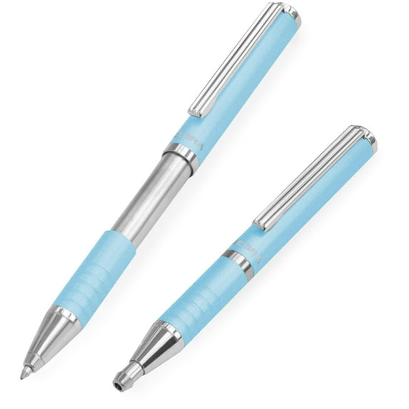 Zebra Expandz Retractable Ballpoint Pen - 1.0mm Nib - Black Ink - Light ...