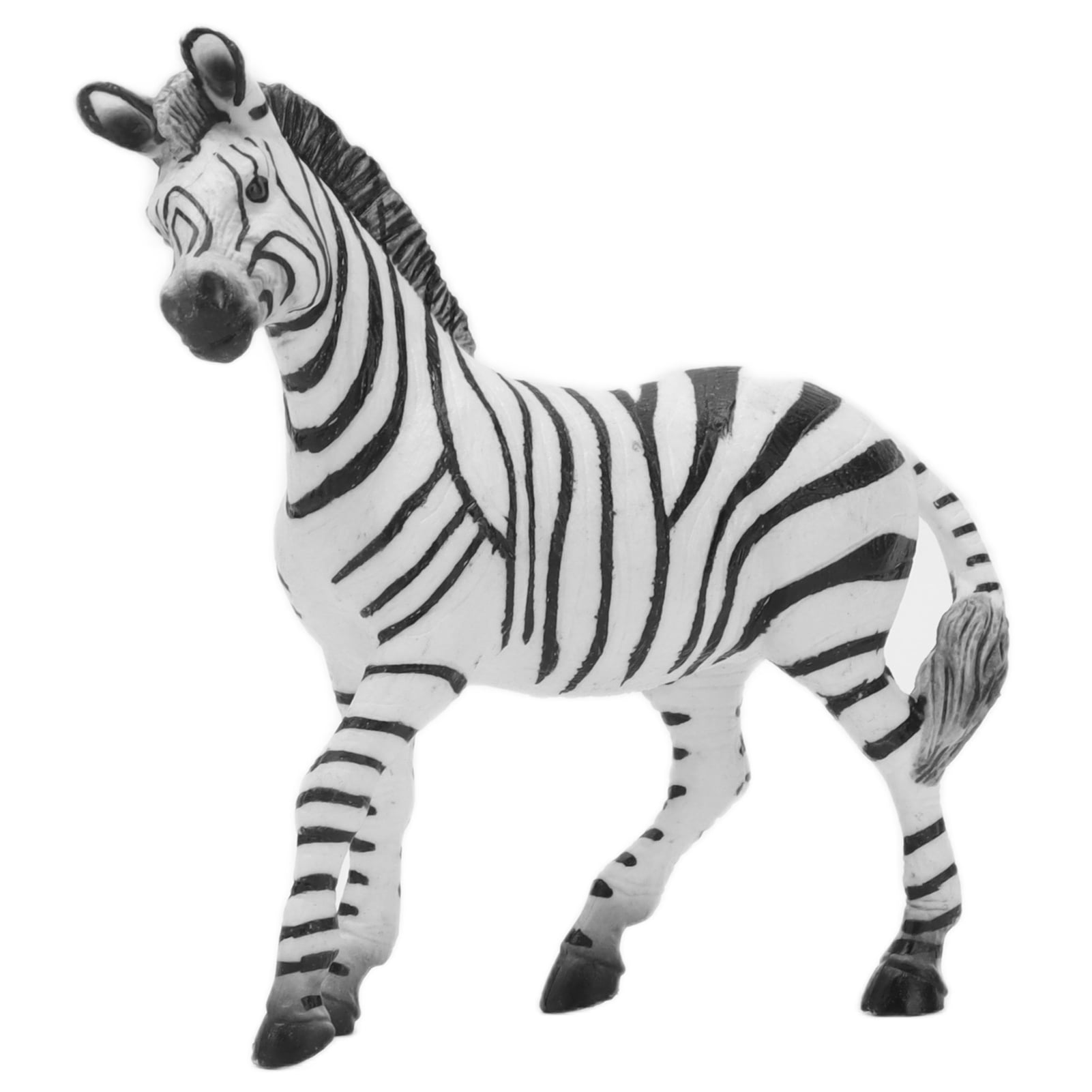 Zebra Figurine Model, Vivid Miniature Zebra Animal Toys for Kids Hand ...