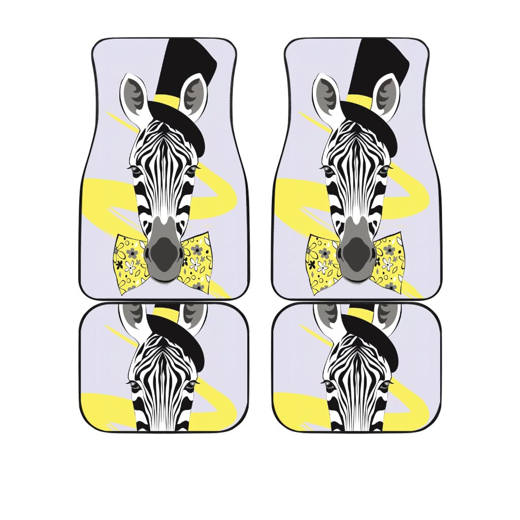 Zebra Floor Mats for Grassland Zebra River Customized Car Floor Mats ...