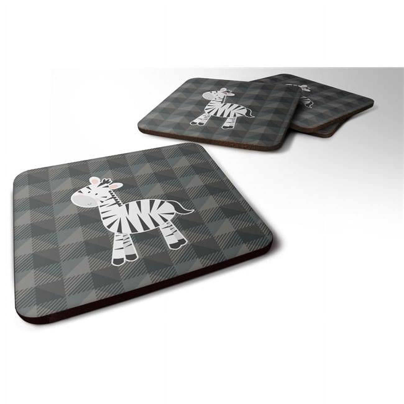 Zebra Foam Coasters - Set of 4 - Walmart.com