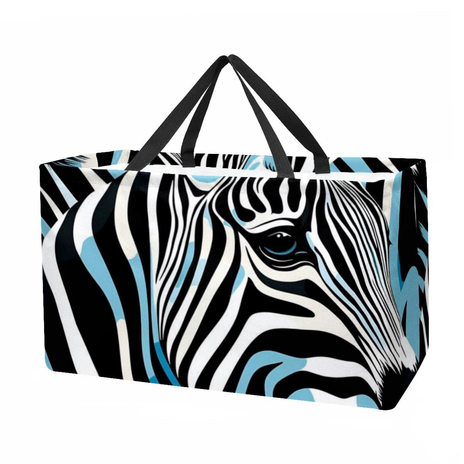 Zebra Foldable Reusable Large Capacity Oxford Cloth Storage Bin ...