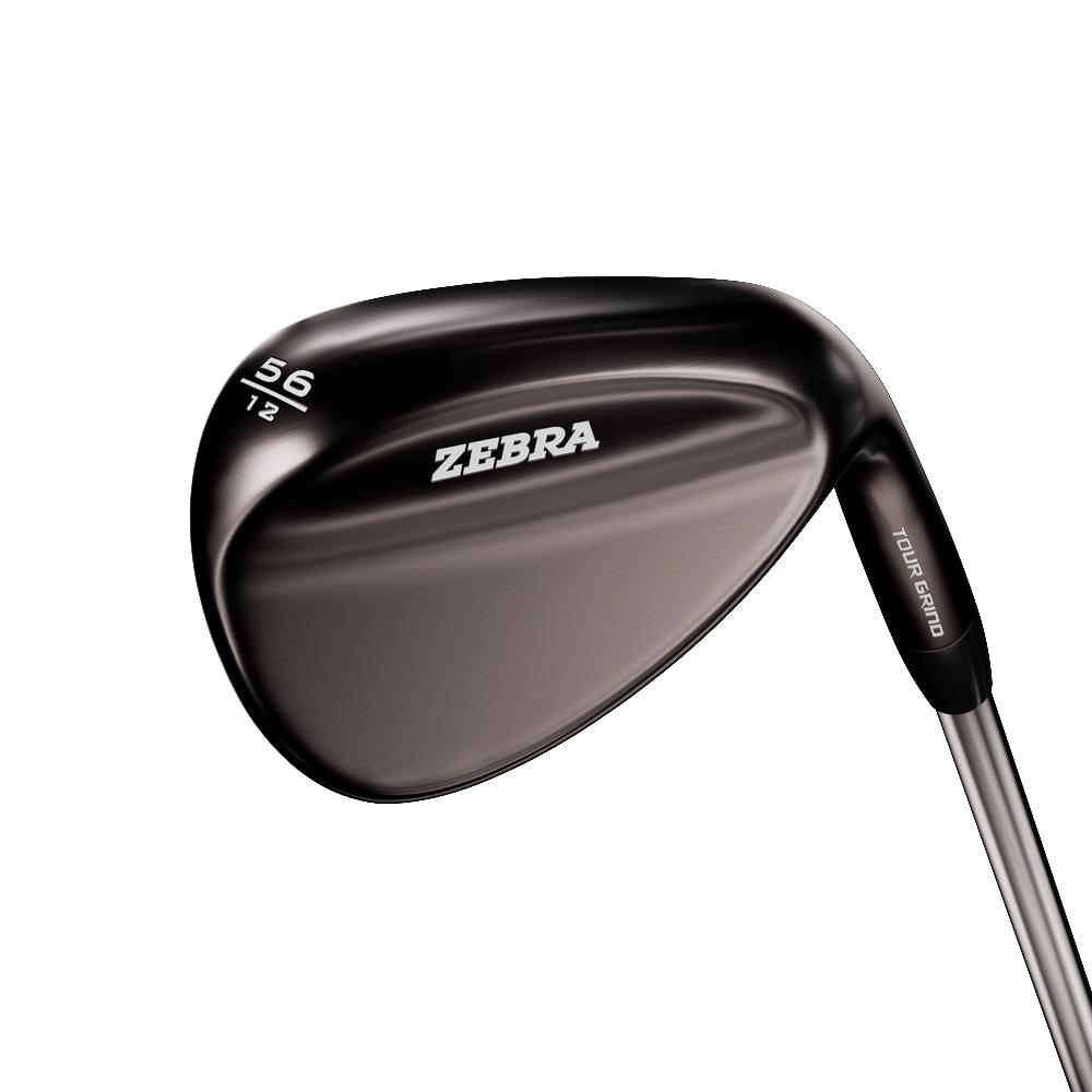 Zebra Golf Tour Grind Forged Black Wedge Series, Mens Right Hand 56 ...