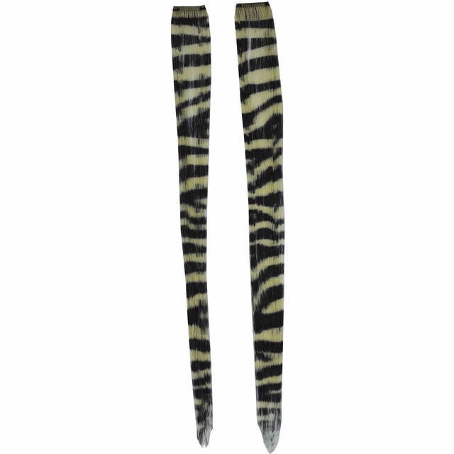 Zebra Hair Extensions Adult Halloween Accessory - Walmart.com
