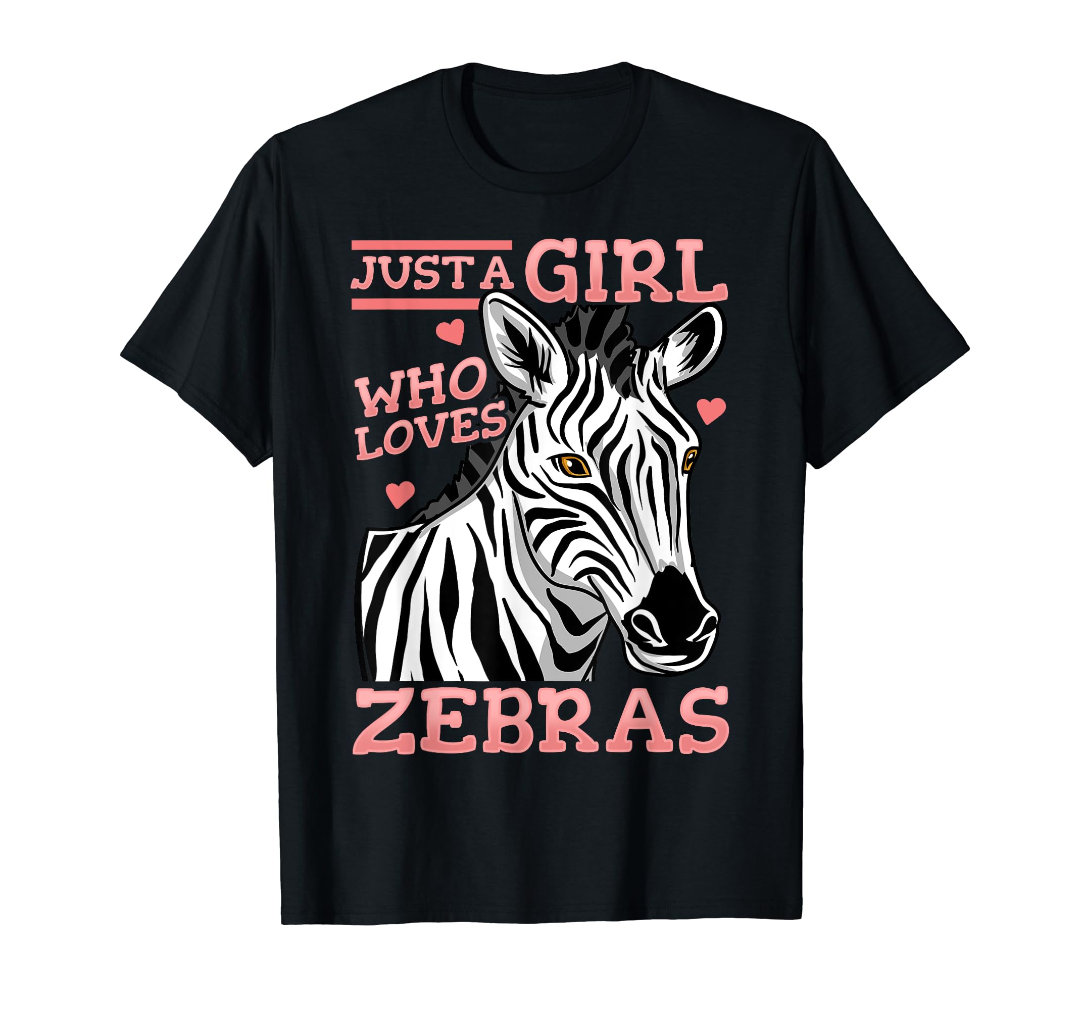Zebra Just a Girl Retro Men T-Shirt - Walmart.com