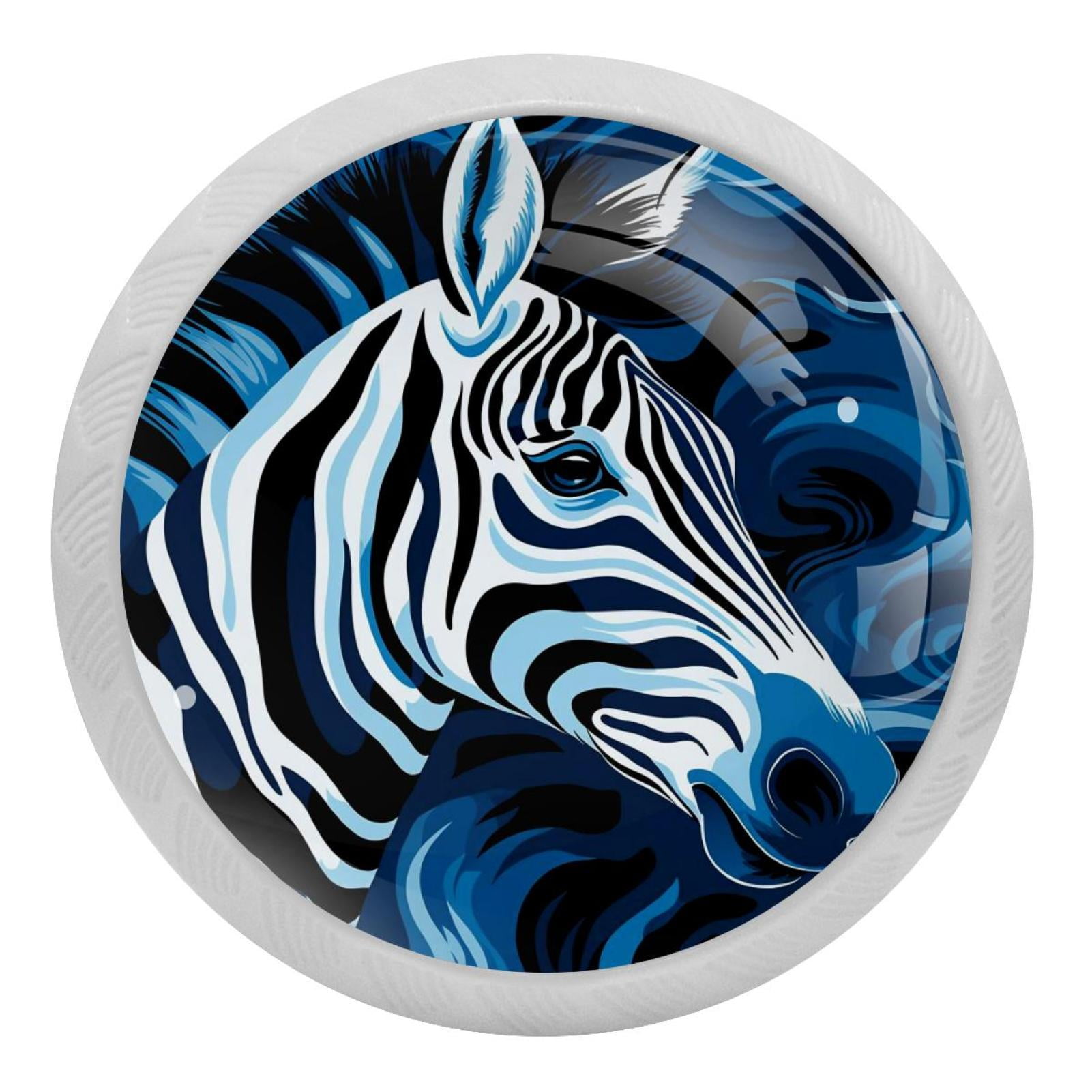 Zebra Kitchen Hardware: Fluorescent Drawer Pulls - Round 4-Pack, Glow ...