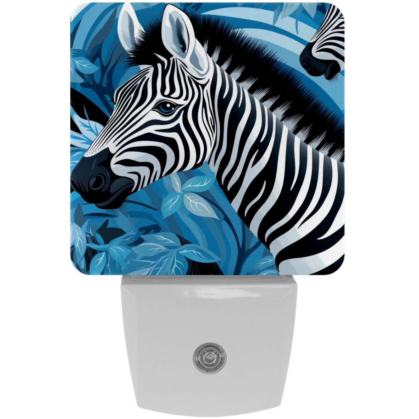 Zebra LED Square Night Lights - Bedside Lighting Solution for a ...