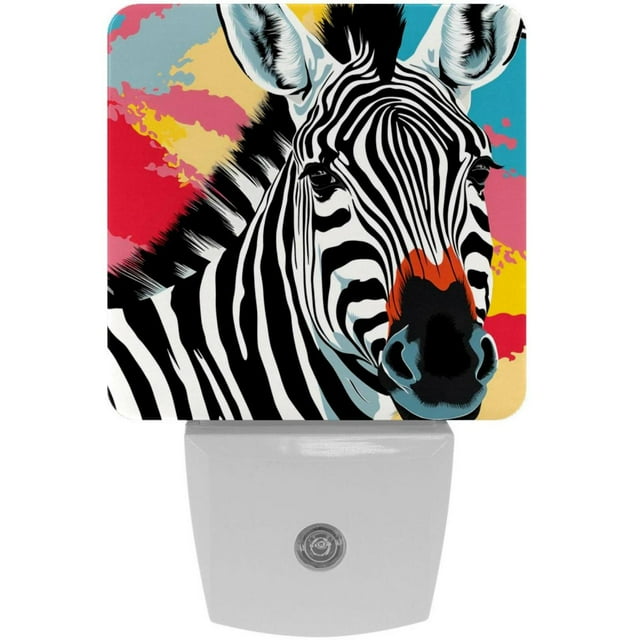 Zebra LED Square Night Lights - Energy Efficient and Sleek Design - for ...