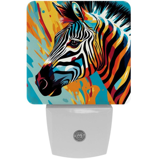 Zebra LED Square Night Lights - Energy Efficient and Stylish Bedroom ...