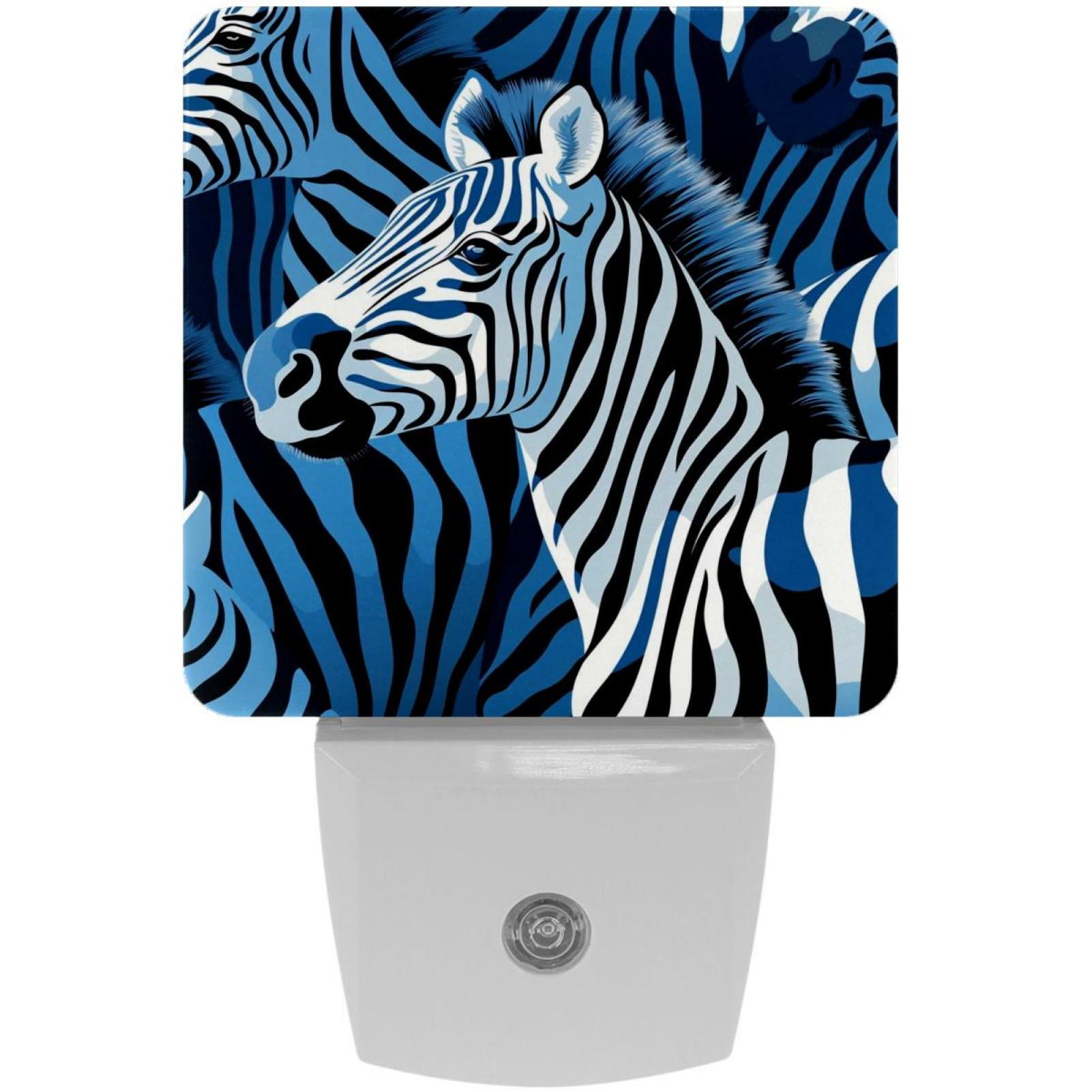 Zebra LED Square Night Lights - Energy Efficient and Stylish Decor for ...