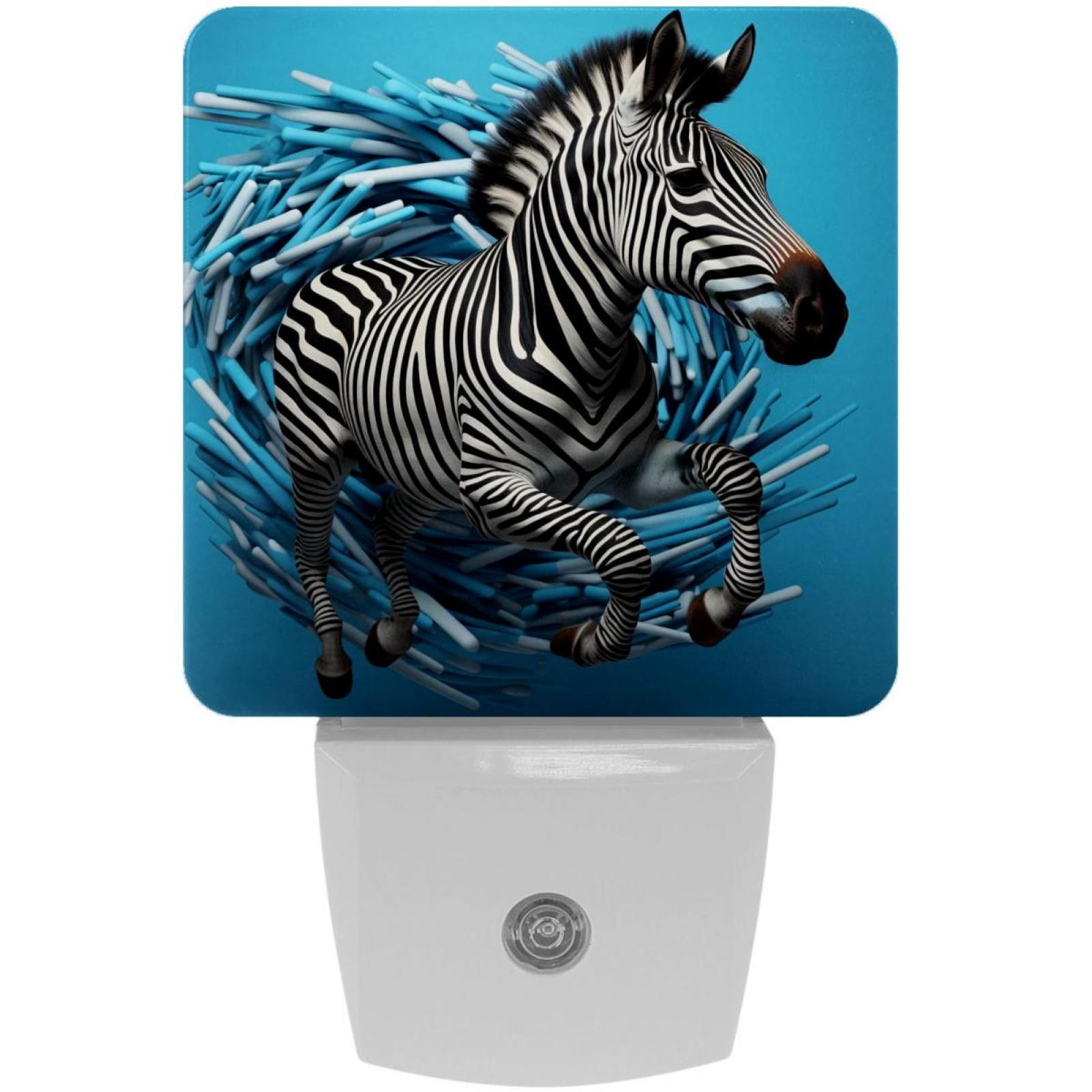 Zebra LED Square Night Lights - Modern and Energy Efficient Room ...