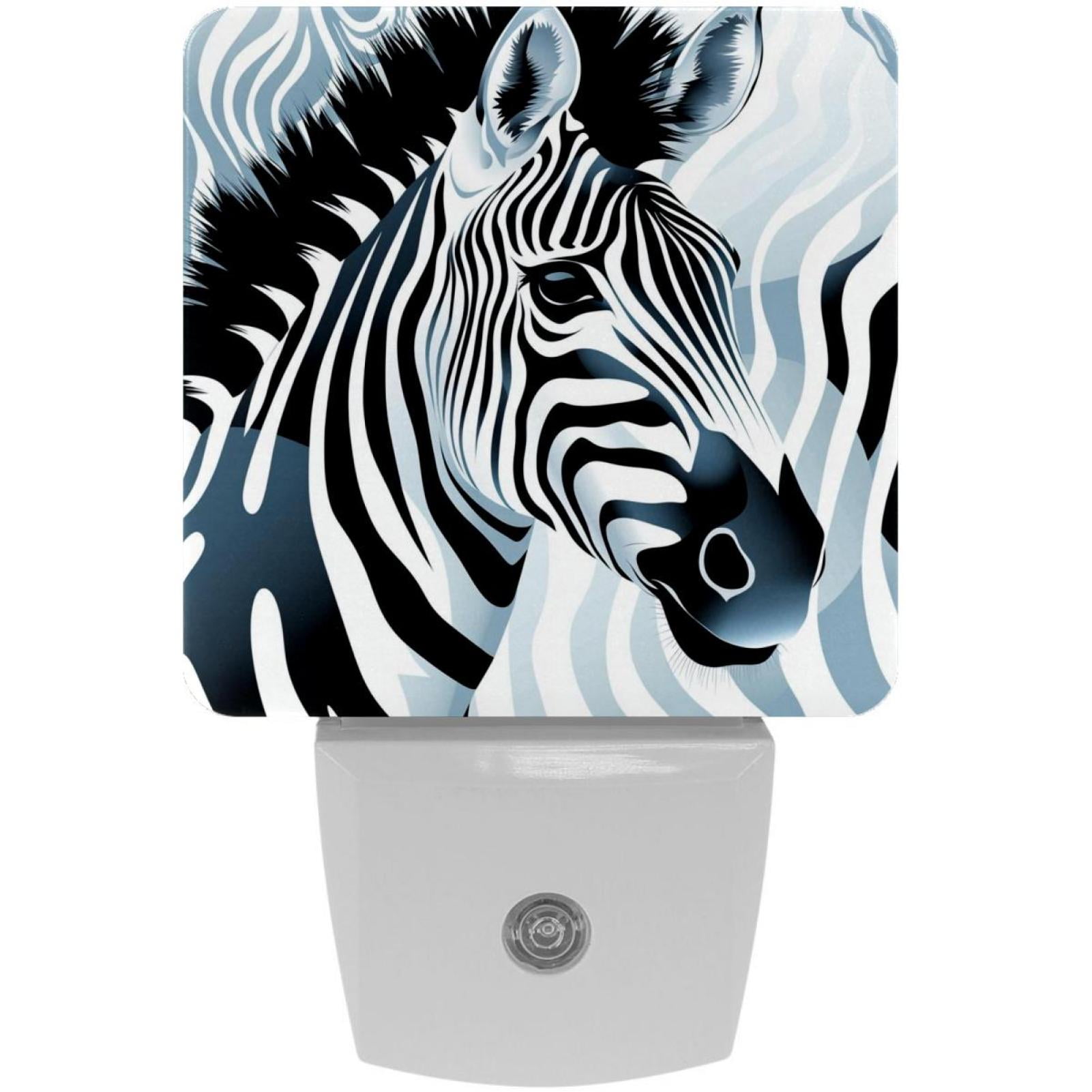 Zebra LED Square Night Lights - Modern and Versatile Plug-in Lighting ...