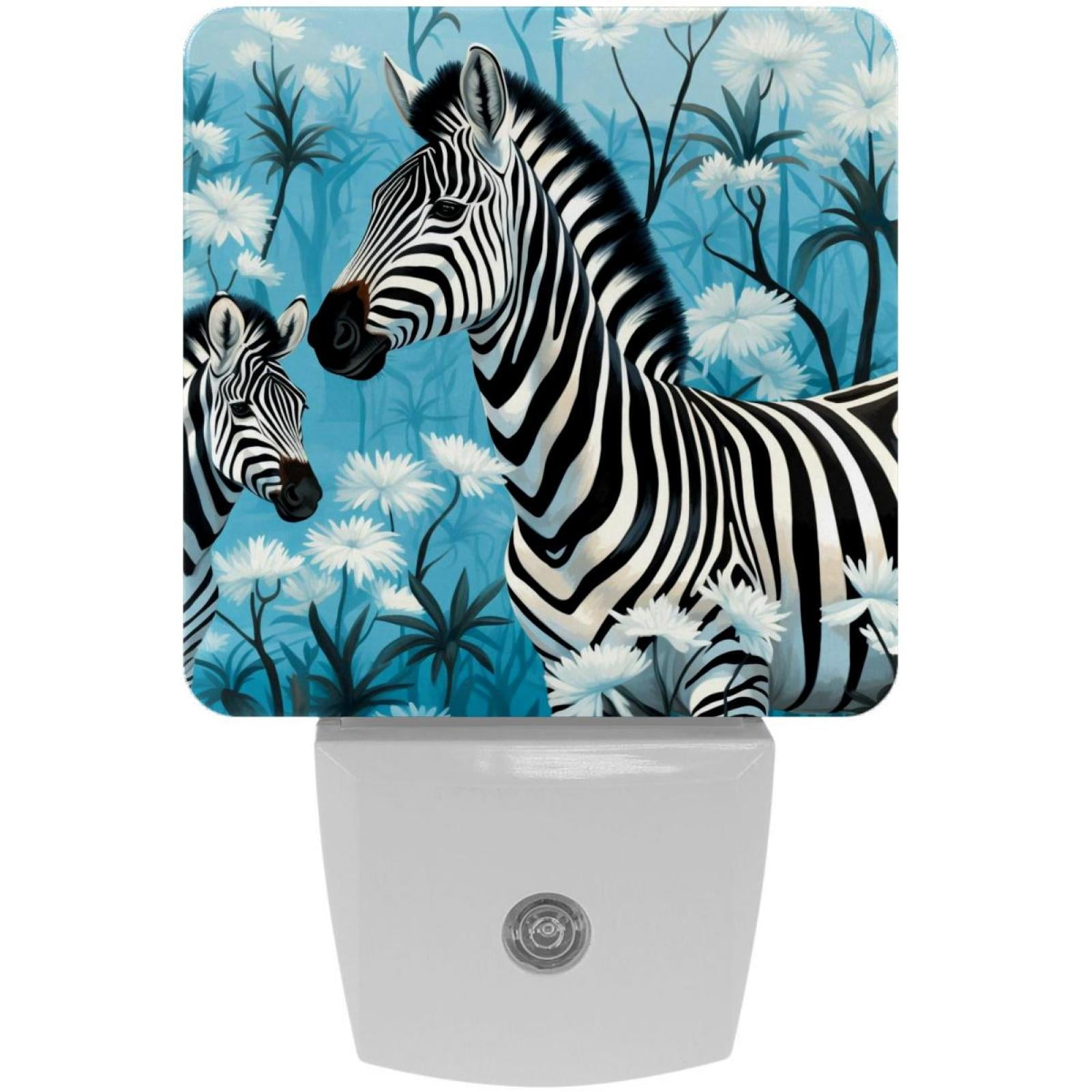 Zebra LED Square Night Lights - Small and Bright Illumination for Your ...
