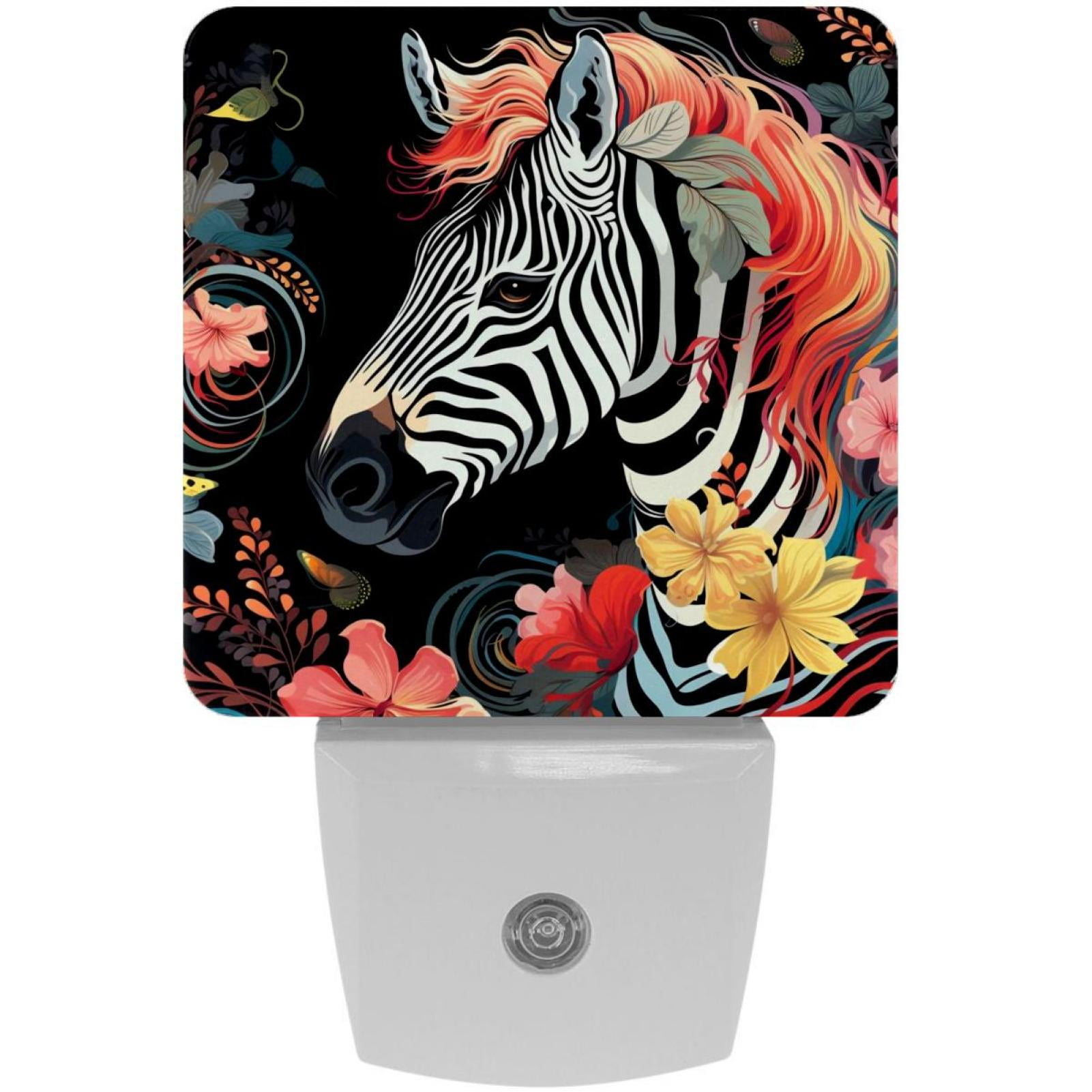Zebra LED Square Night Lights - Small and Stylish Energy-Saving Lamps ...