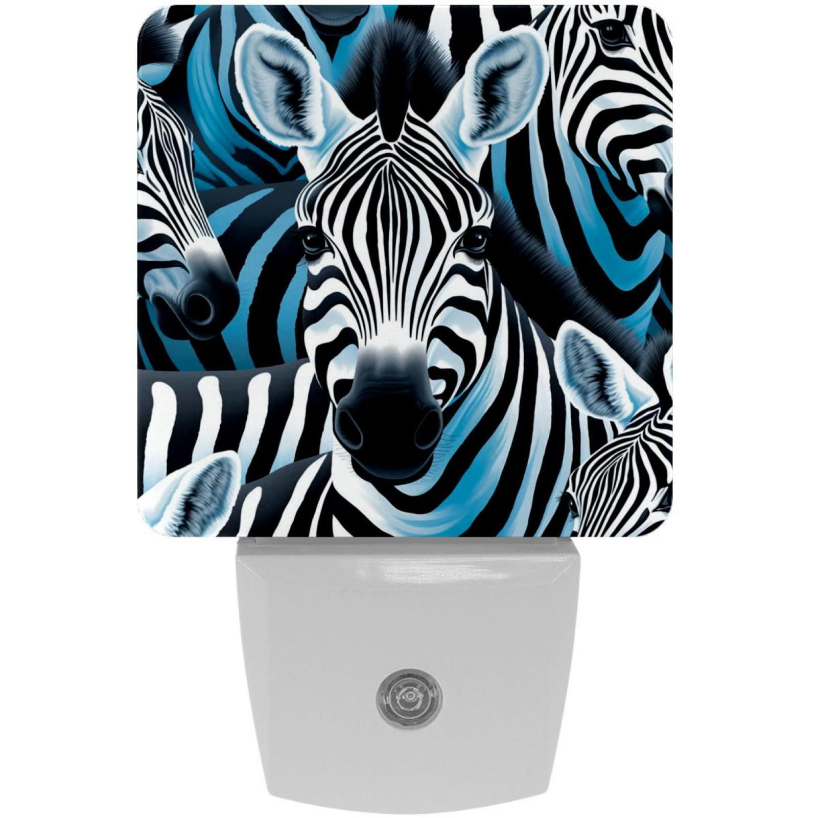 Zebra LED Square Night Lights - Small and Stylish Energy-Saving Lamps ...
