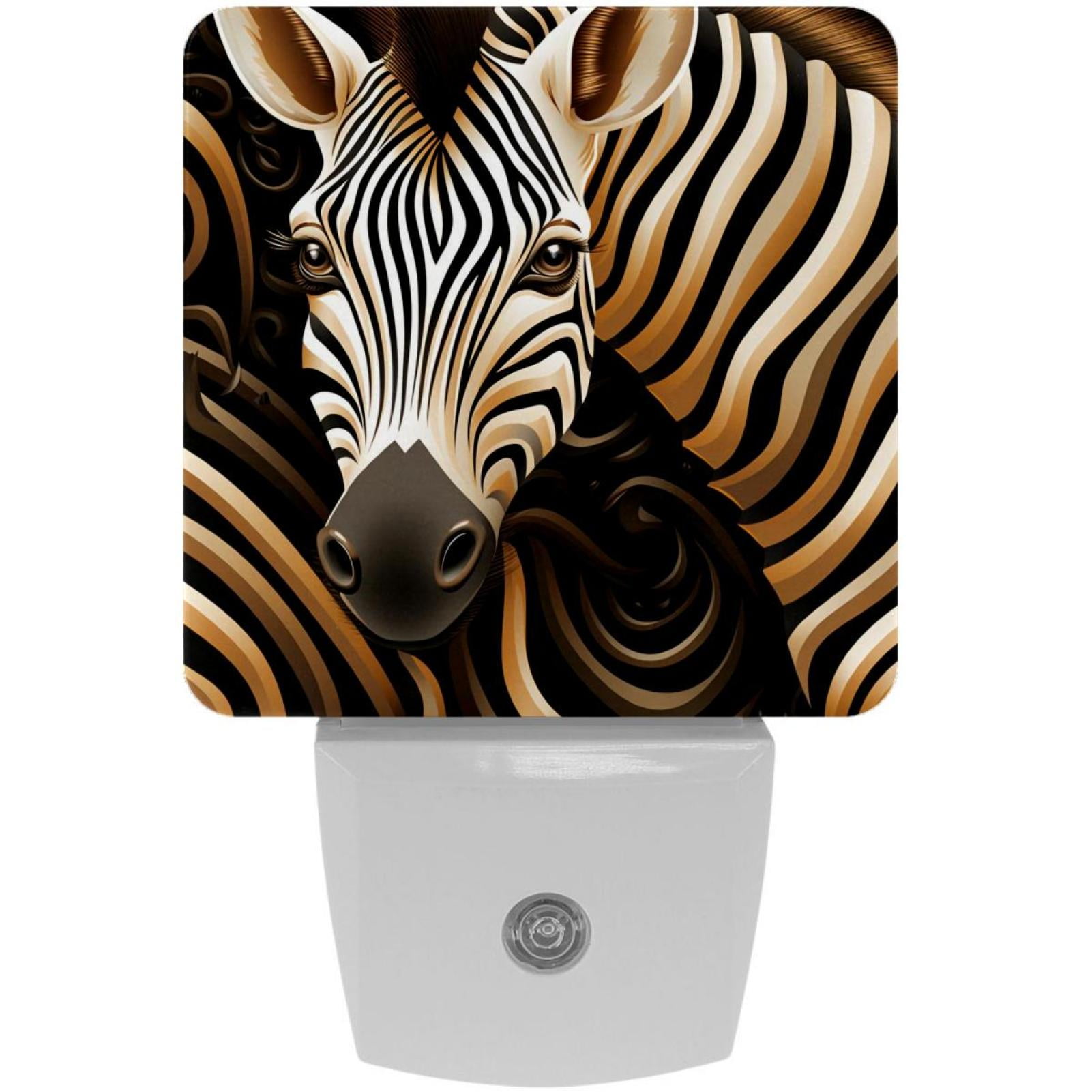 Zebra LED Square Night Lights - Stylish and Functional Nightlight for ...
