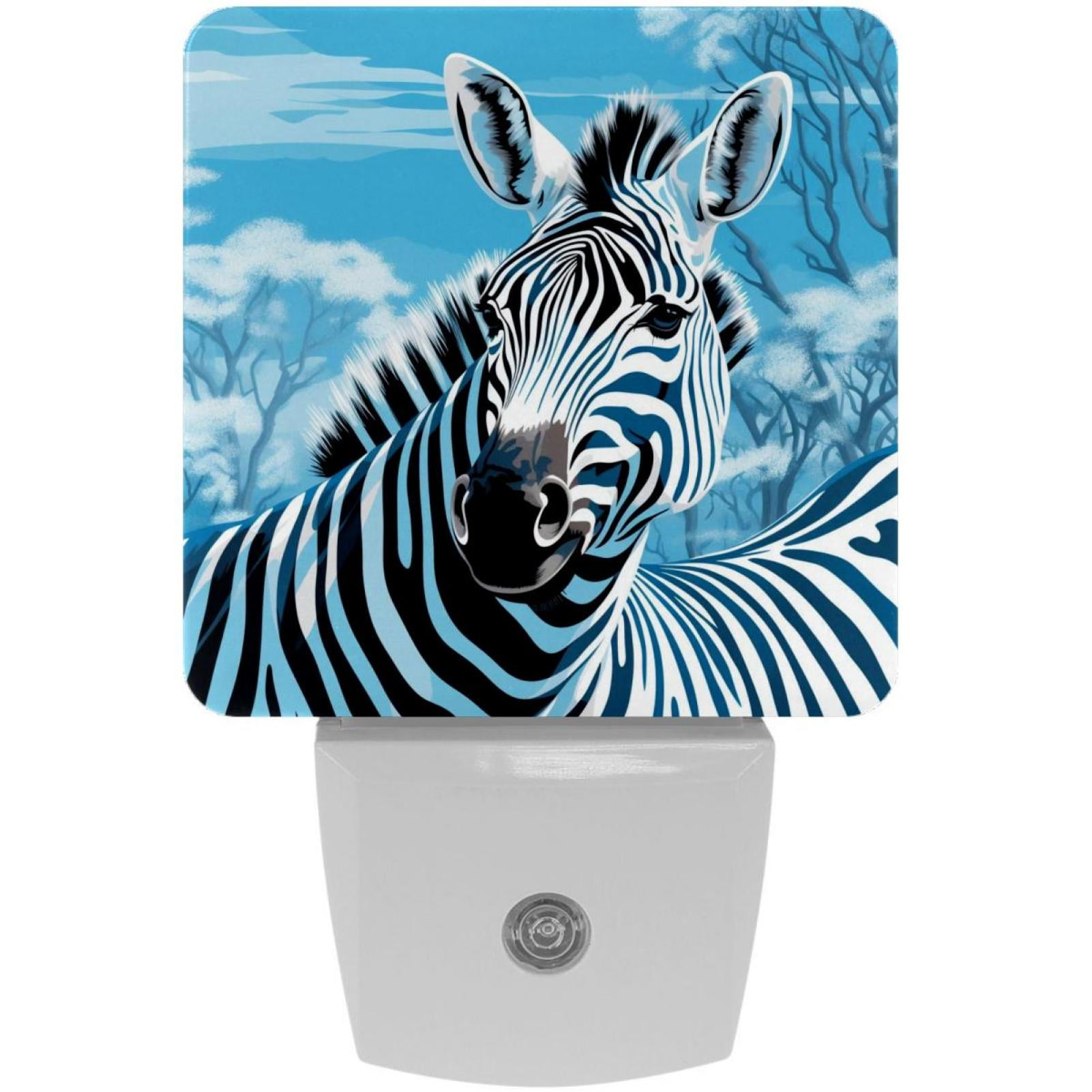 Zebra LED Square Night Lights with Motion Sensor - Modern and Energy ...