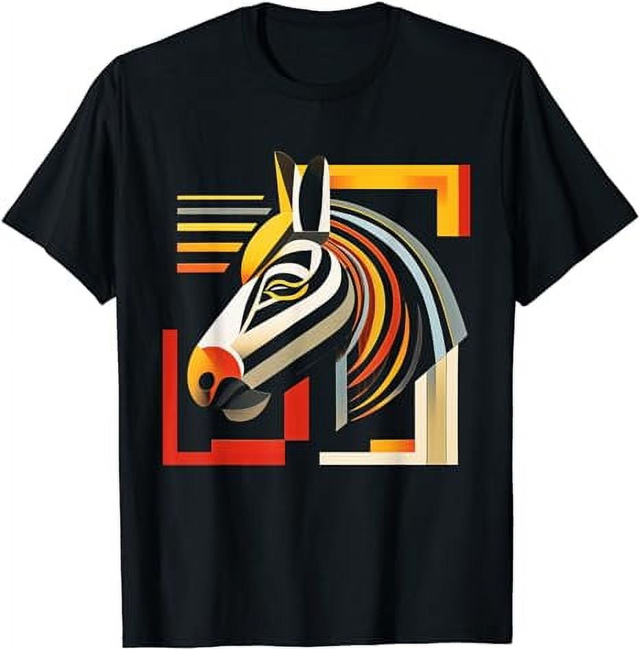 Zebra Lover Artwork | Animal Motif Zebra T-Shirt - Walmart.com