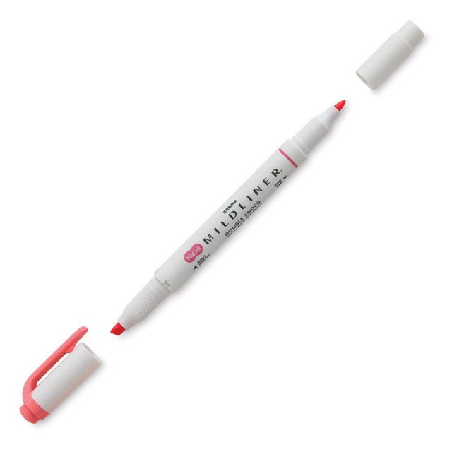 Zebra Mildliner Double Ended Creative Marker - Coral Pink - Walmart.com