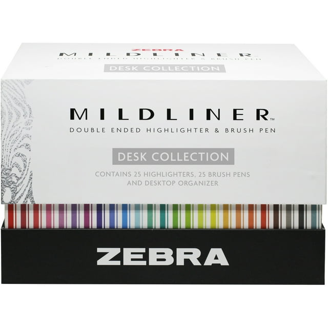 Zebra Mildliner Pens Complete Collection - Set of 50 - Walmart.com