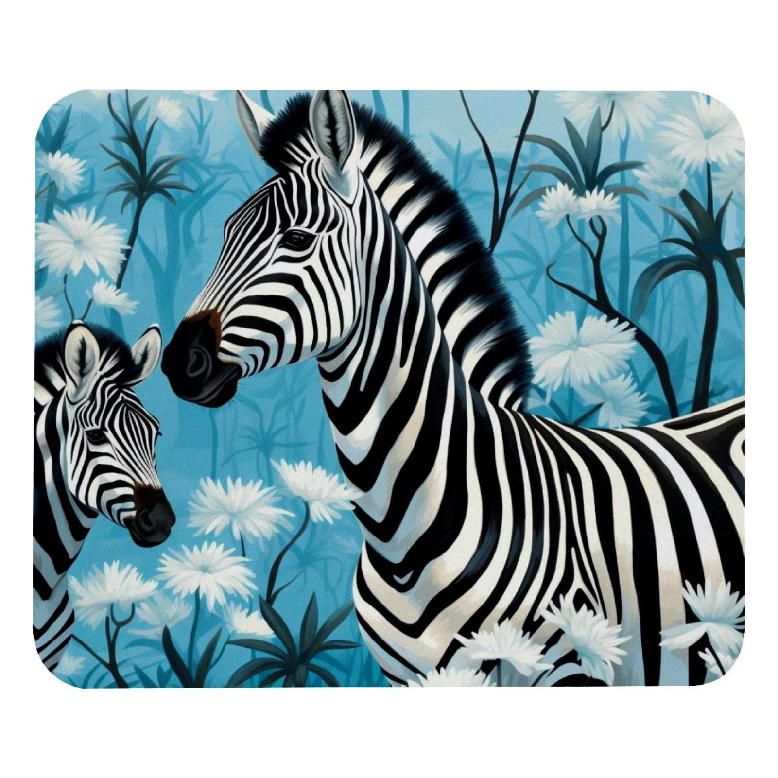 Zebra Mouse Pad, Cloth with Rubberized Base - Walmart.com