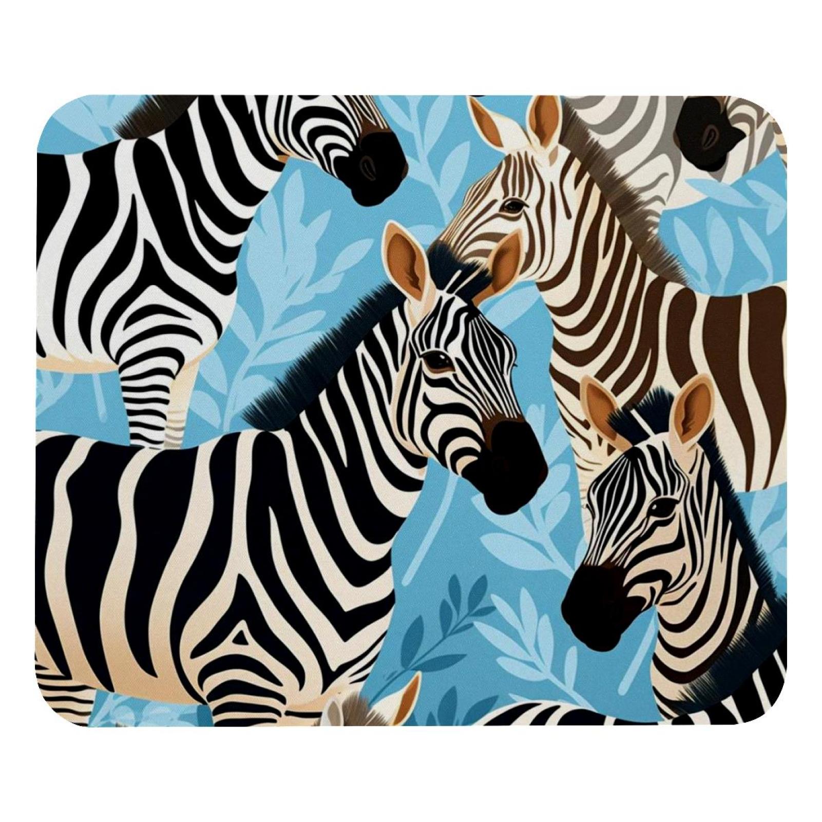 Zebra Mouse Pad, Cloth with Rubberized Base - Walmart.com