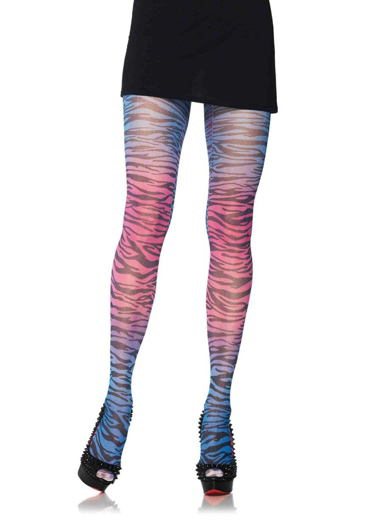 Zebra Ombre Tights 7279 Blue/Pink - Walmart.com