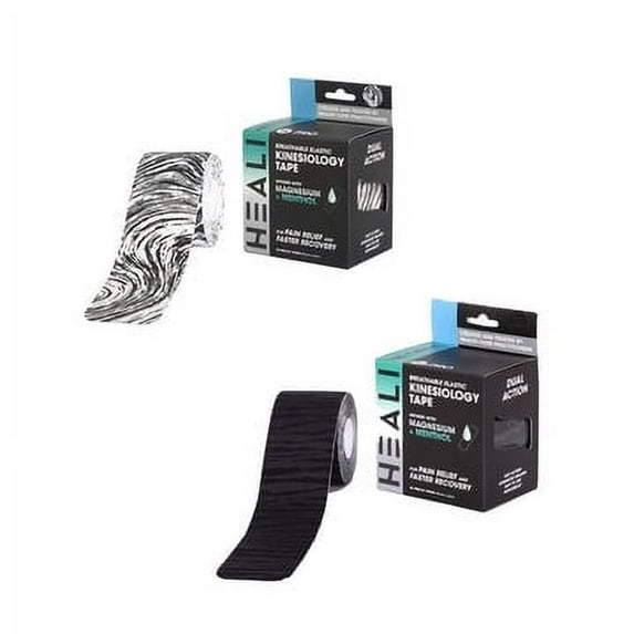Zebra Pack - White Tape with Black Zebra Design + Black Tape with Black ...
