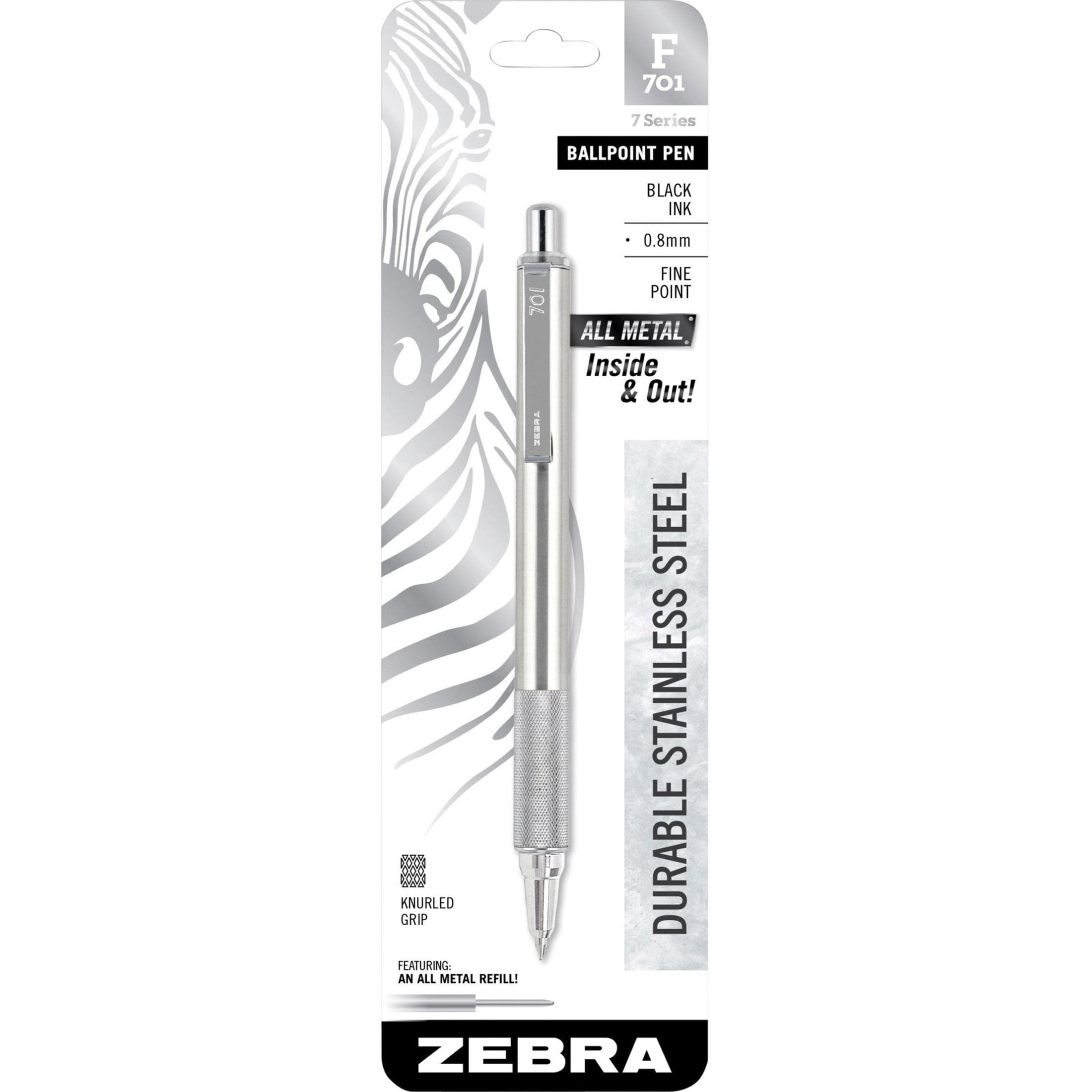 Zebra Pen F-701 Retractable Ballpoint Pen - Walmart.com