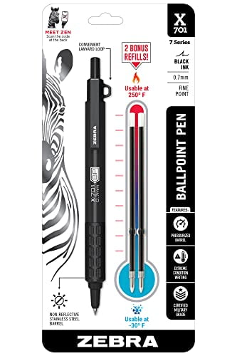 Zebra Pen X-701 Tactical Retractable Ballpoint Pen - Walmart.com