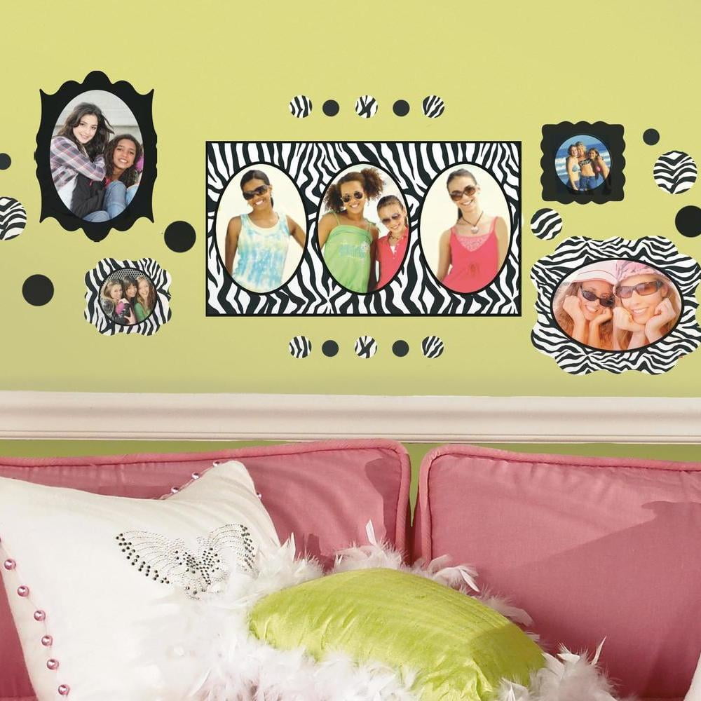 Zebra Photo Frames Wall Decals - Walmart.com