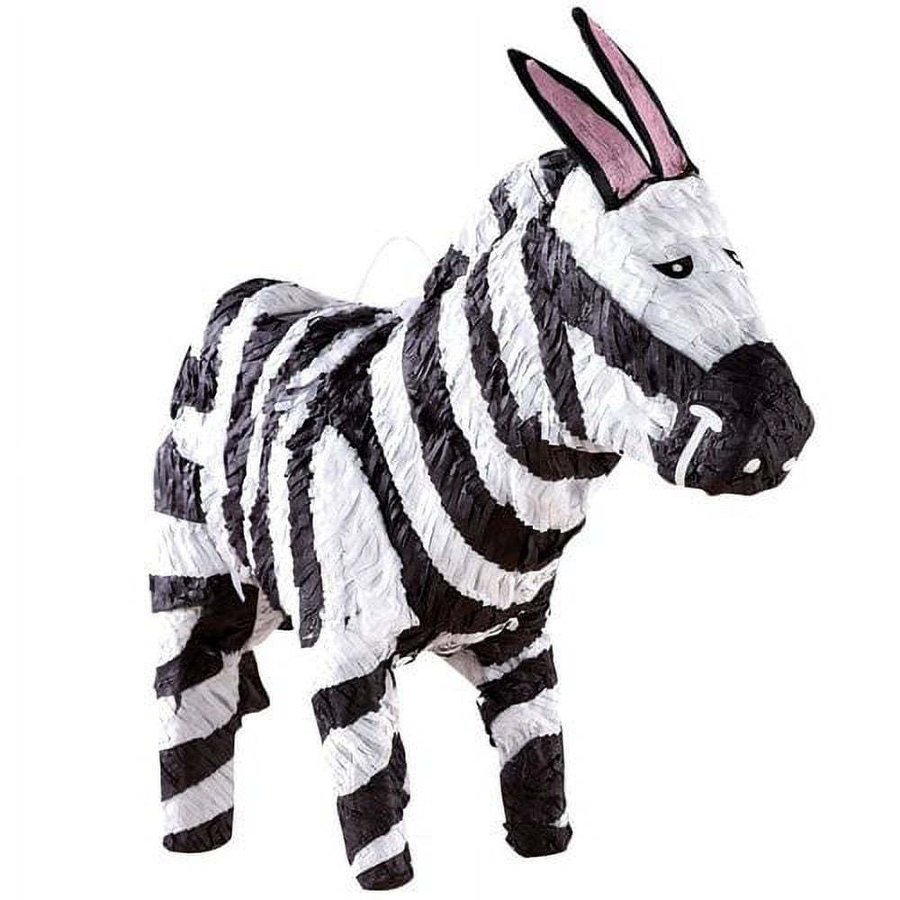Zebra Pinata, Black & White, 21in x 16in - Walmart.com