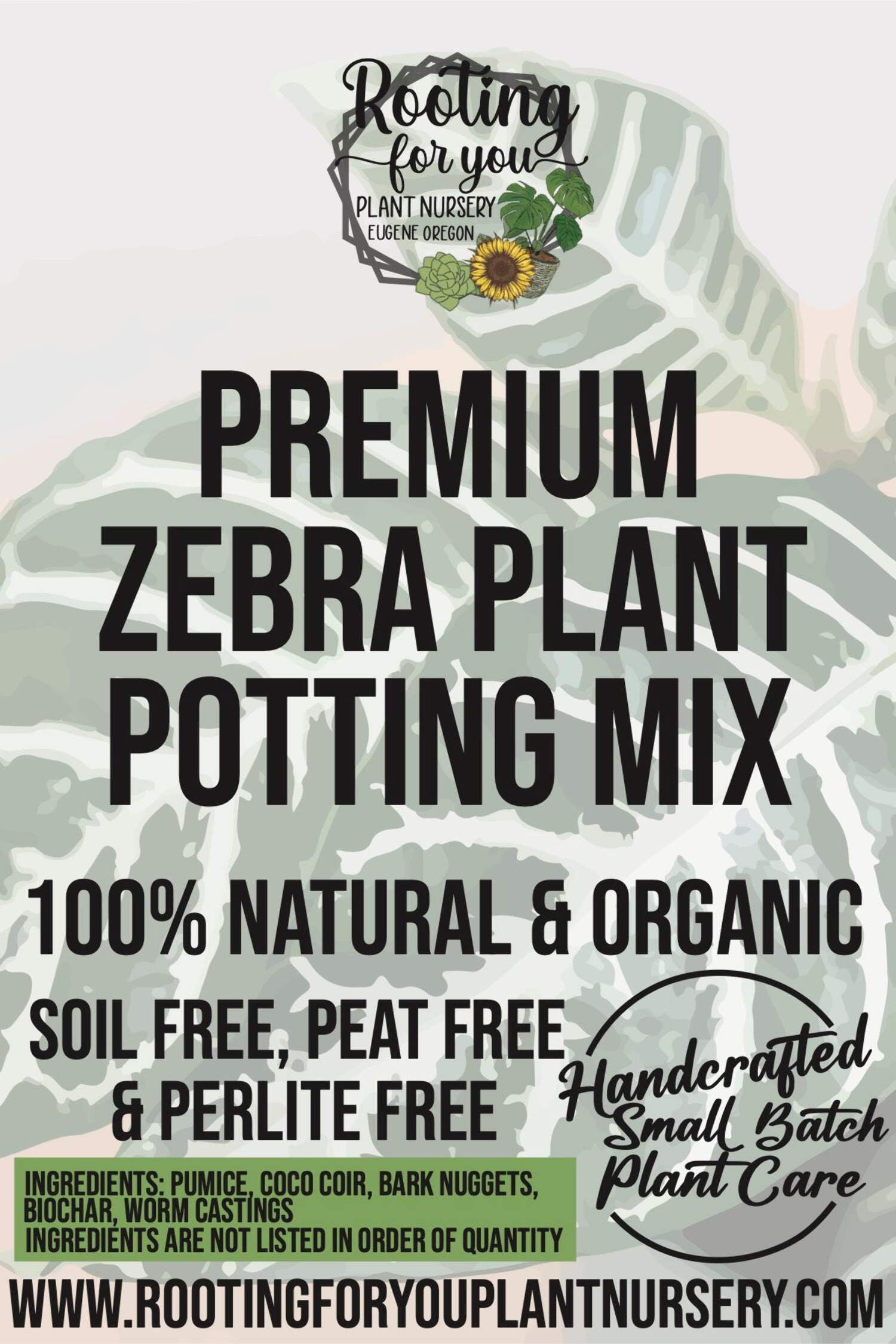 Zebra Plant Premium Potting Mix - Walmart.com