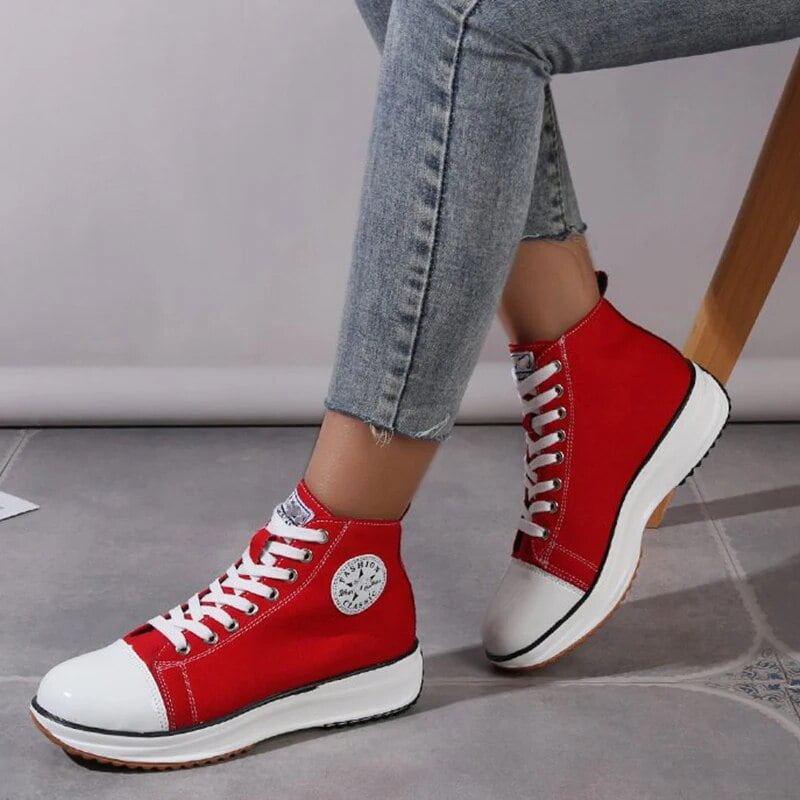 Zebra Platform Canvas Shoes Sneaker Shoes for Women Fashion Woman Sport ...