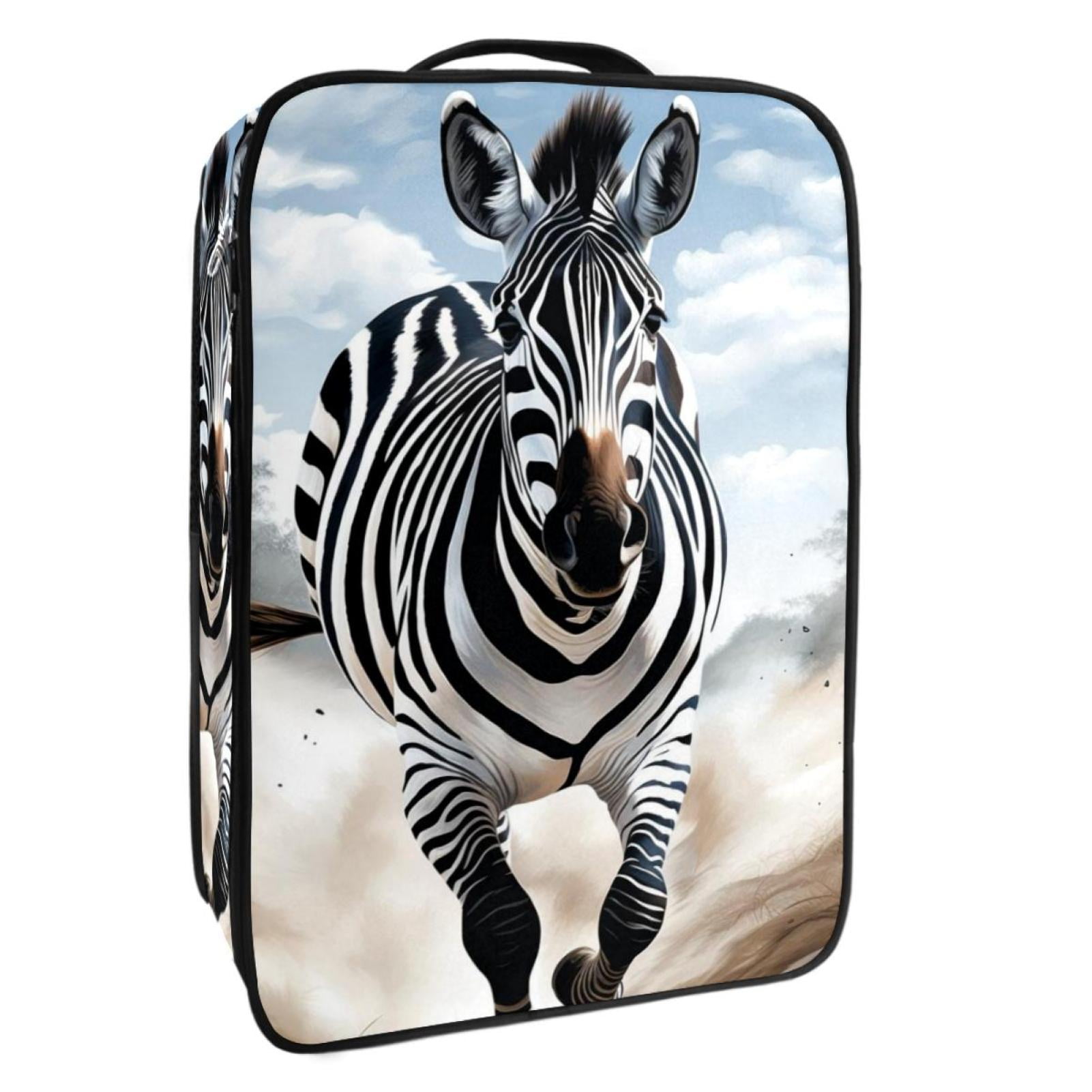Zebra Polyester Shoe Box Organizer for 9x12in Shoes - 23x31cm Storage ...