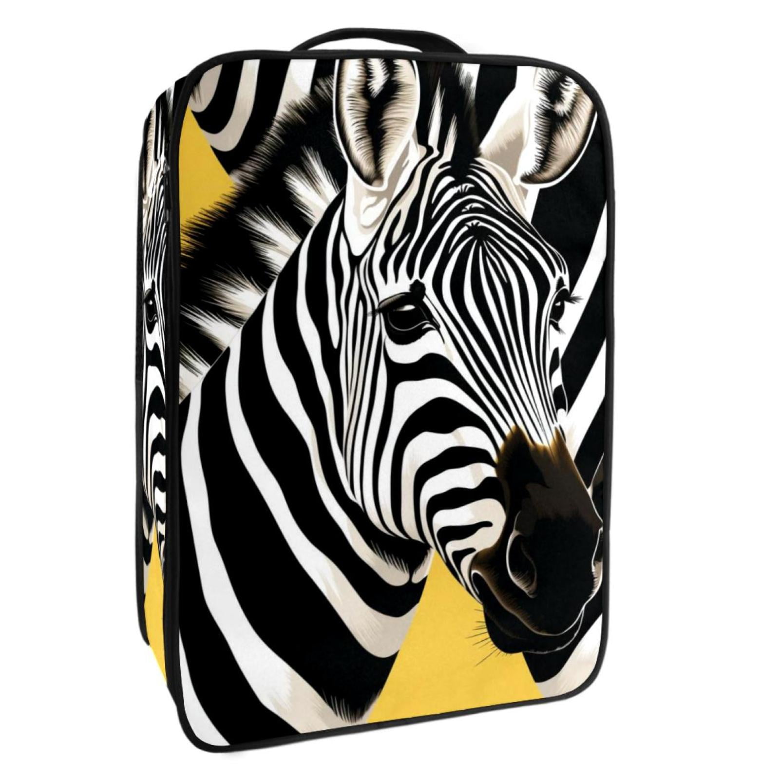 Zebra Polyester Shoe Box Organizer - Space-Saving Storage Solution for ...