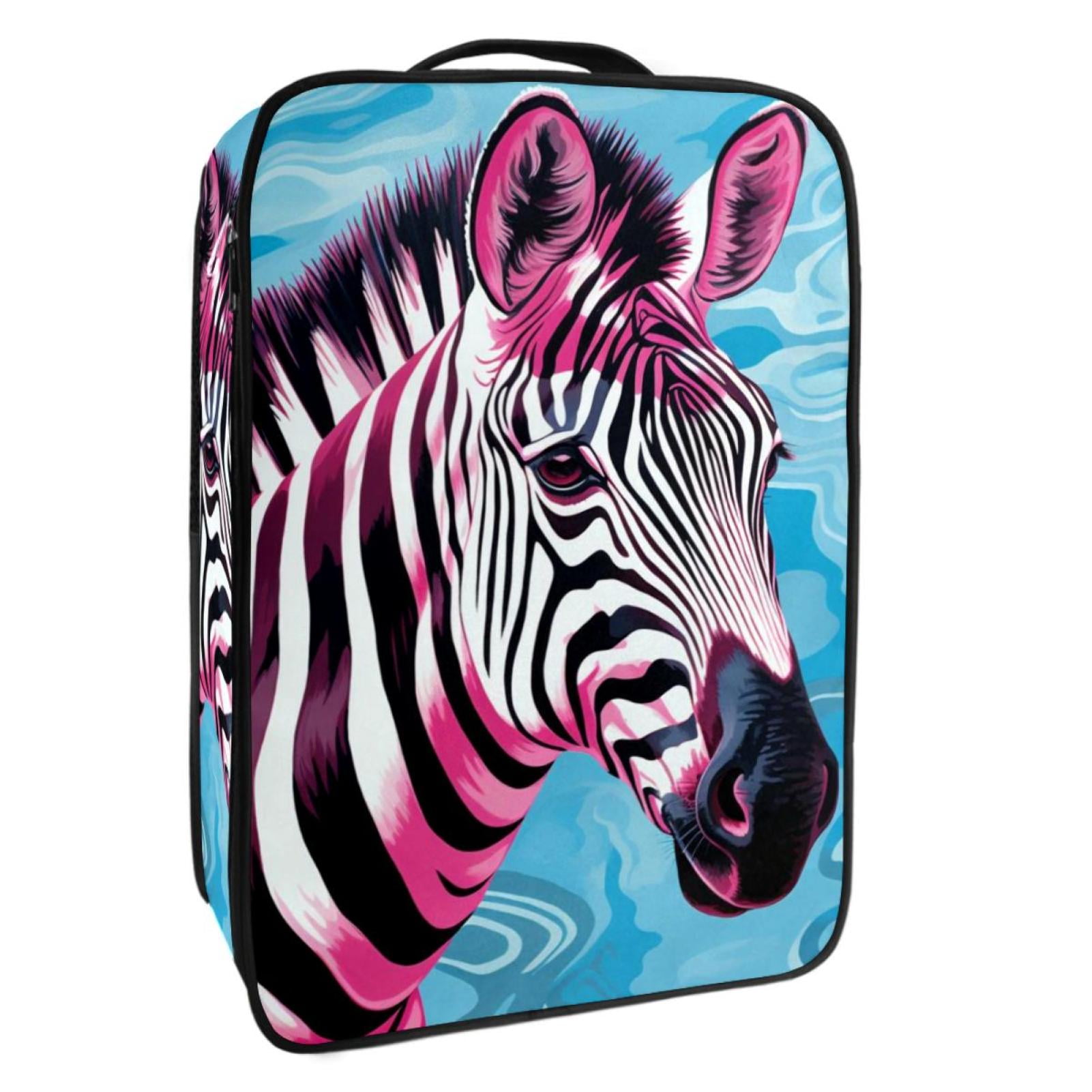 Zebra Polyester Shoe Boxes Organizer Storage Solution for Closet ...