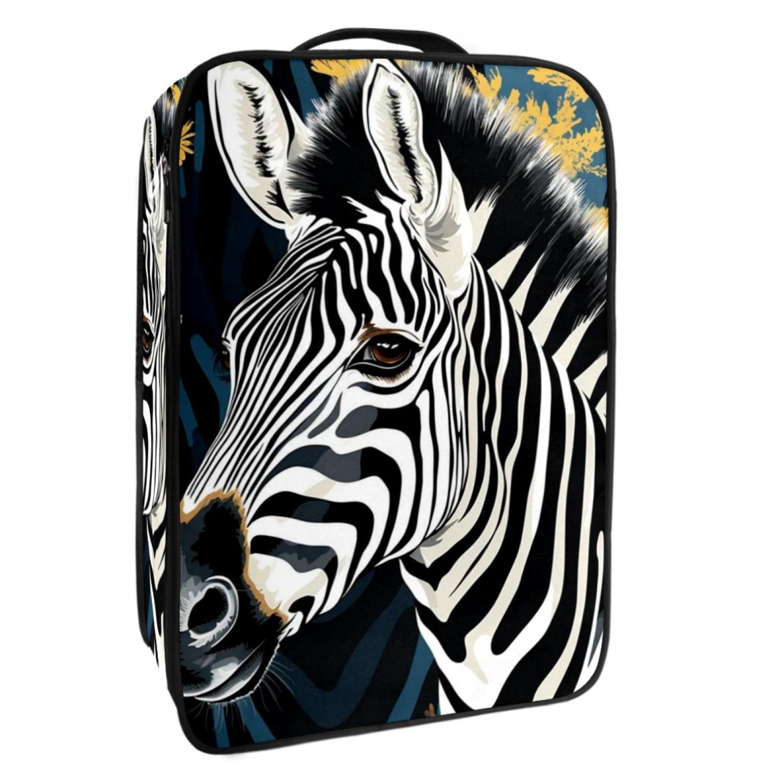 Zebra Polyester Shoe Rack Organizer Box with 23x31cm Size for Neat and ...