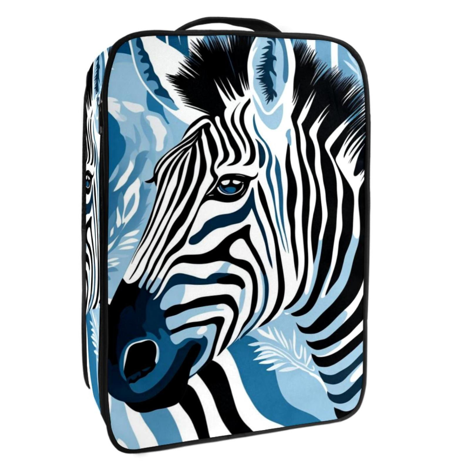 Zebra Polyester Shoe Storage Boxes Organizer - 23x31cm/9x12in Size for ...