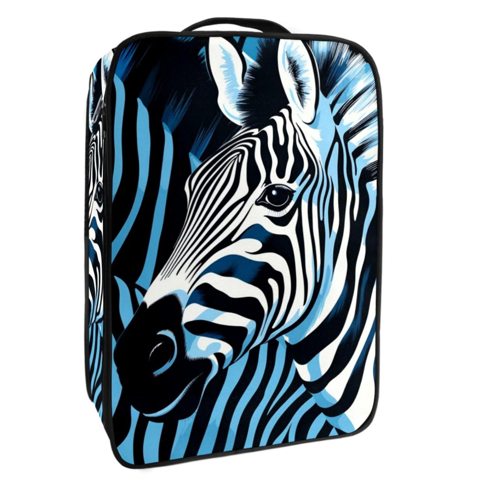 Zebra Polyester Shoe Storage Containers, 23x31cm/9x12in, Pack of 2 ...