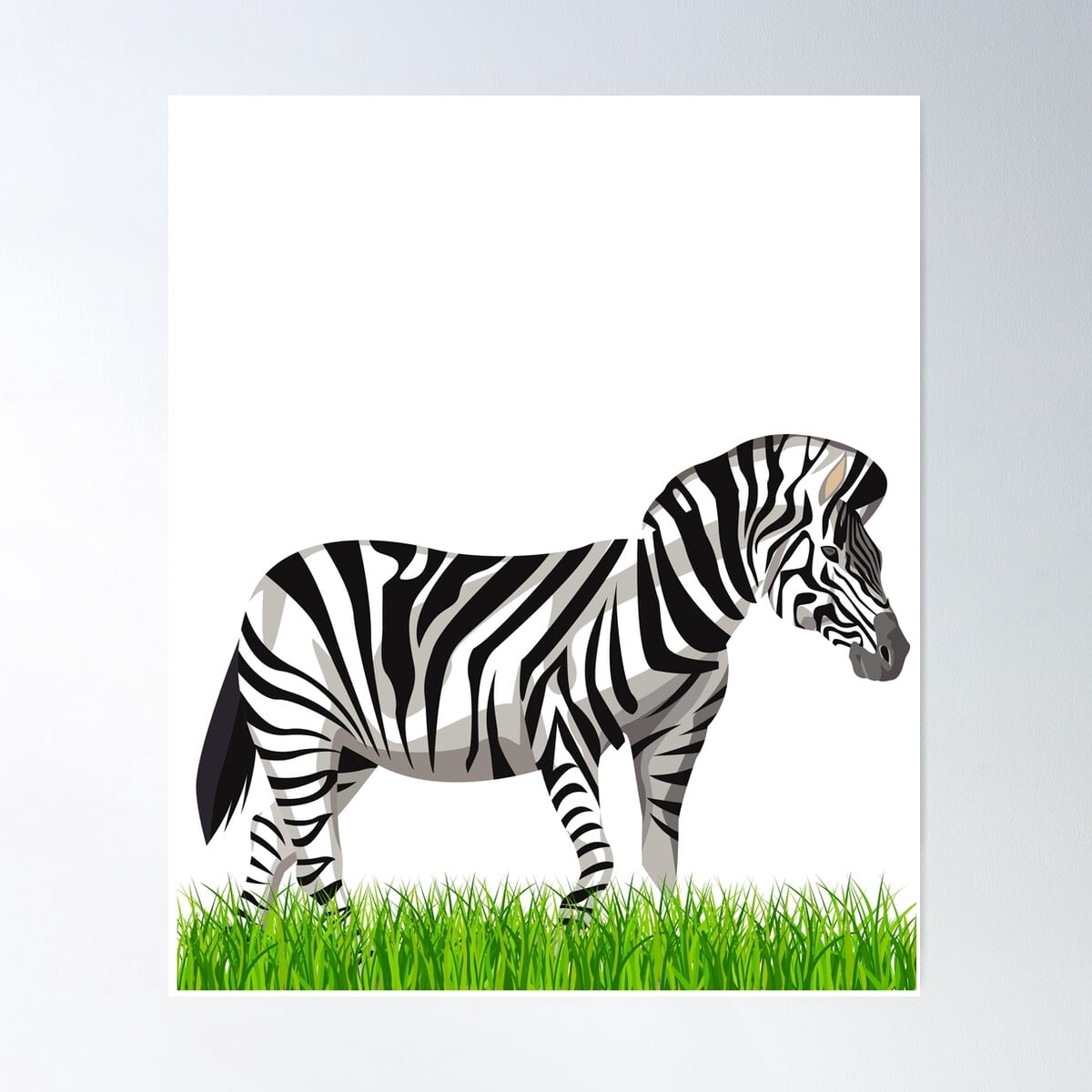 Zebra Poster Wall Art, Modern Wall Decor For Living Room Bedroom, 24x36 ...