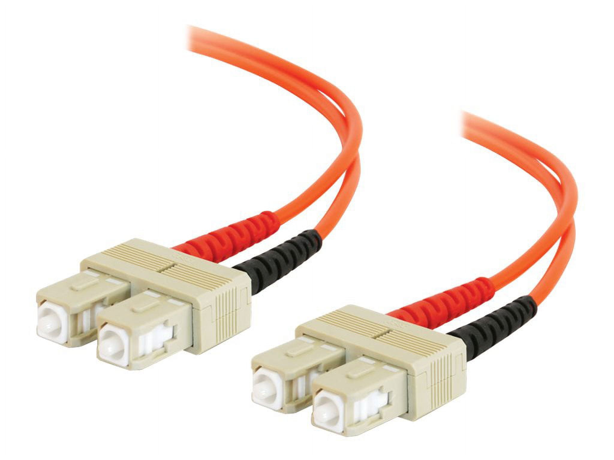 C2G 5m SC-SC 50/125 OM2 Duplex Multimode Fiber Optic Cable - Plenum CMP ...