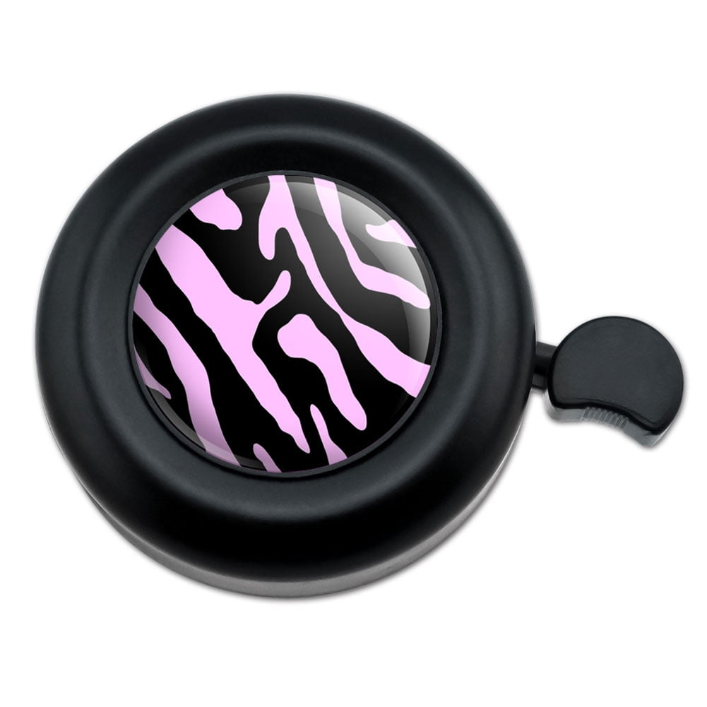 Zebra Print Black Light Pink Bicycle Handlebar Bike Bell - Walmart.com