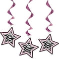 Zebra Print Hanging Decorations, 3pk - Walmart.com