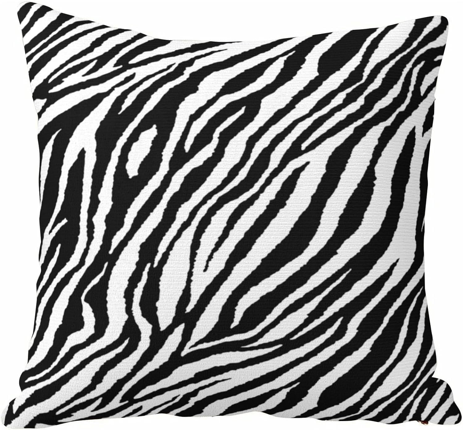 Zebra Print Throw Pillow Cover Wild Naturen Animal Zebra Skin Stripes ...