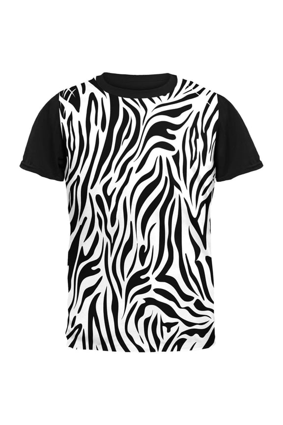 Zebra Print Shirt Mens