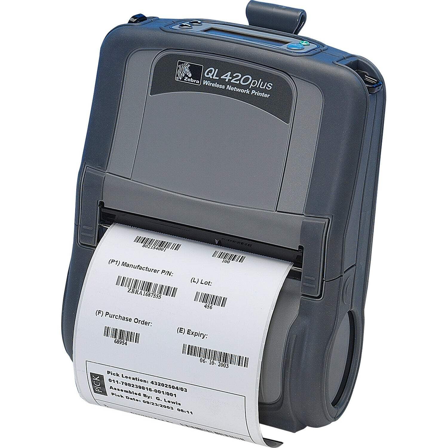 Zebra QL 420Plus Direct Thermal Printer, Monochrome, Portable, Label ...
