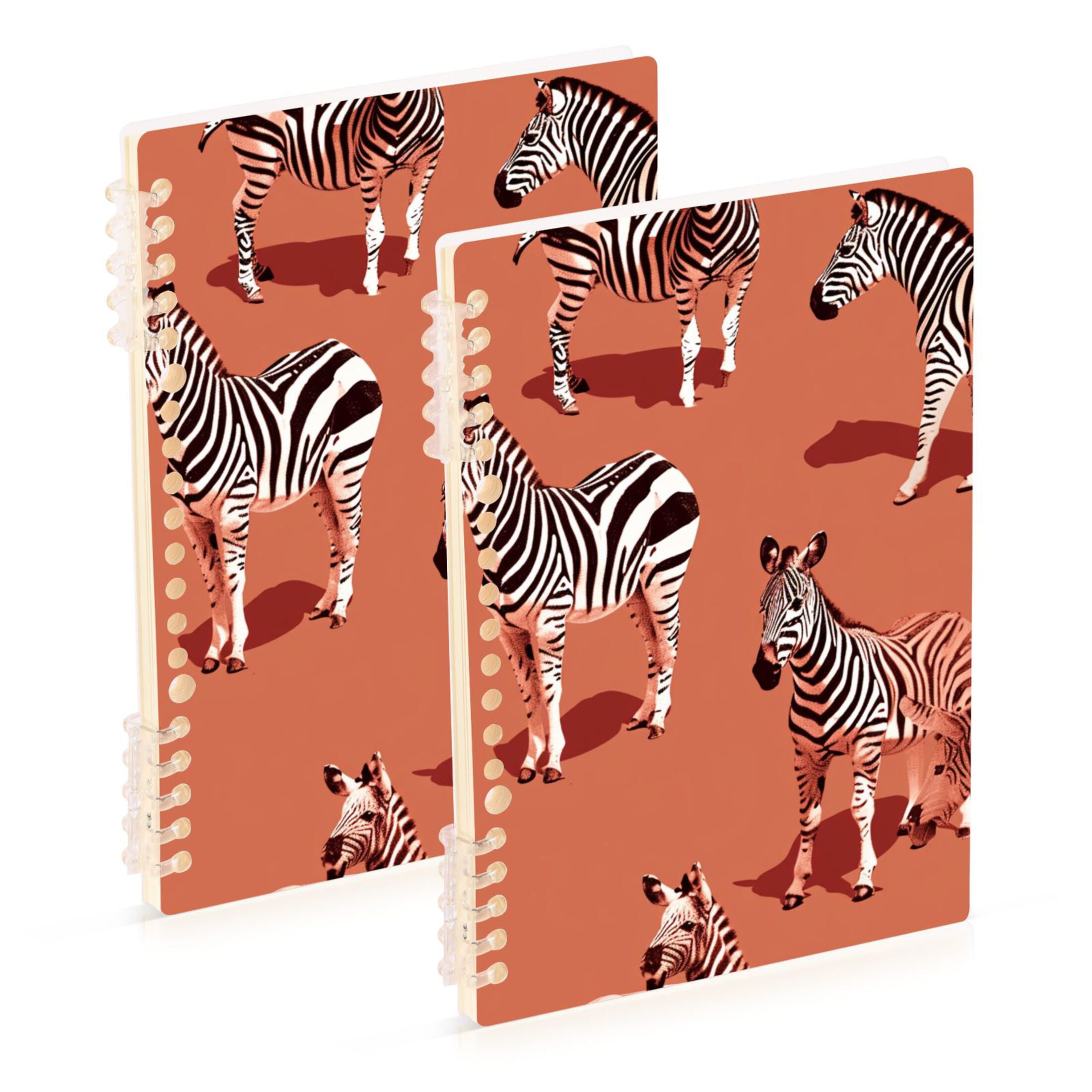 Zebra Ring Binder Notebook Journey Note Diary College Ruled Spiral ...