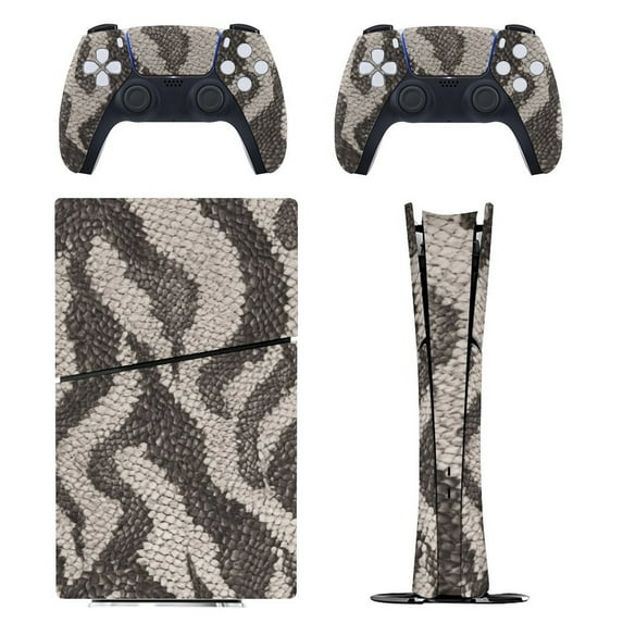 Zebra Static Distortion Console Skin Bundle for PS5 Pro Slim Disc ...